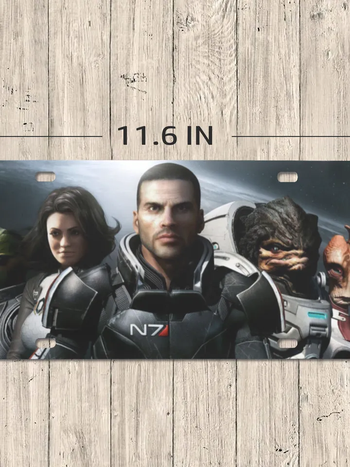 Mass Effect License Plate $24.97 | Buy online with delivery