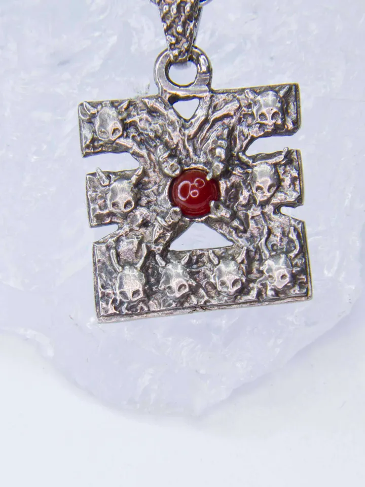 Handmade Pendant Symbol of Khorne (German Silver CuNiZn) $79.00 | Buy ...