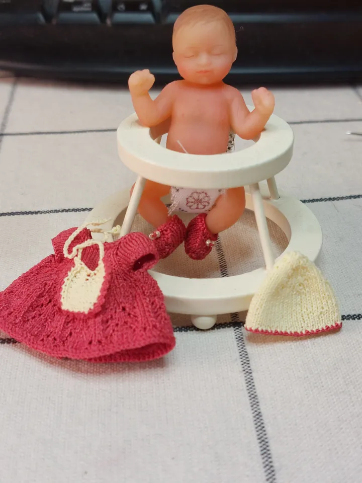 Special order. 2 set Miniature clothes for mini Silicone Zuru baby doll ...