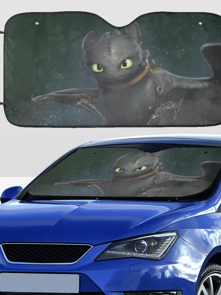 Toothless Car SunShade $39.97 | Buy online with delivery