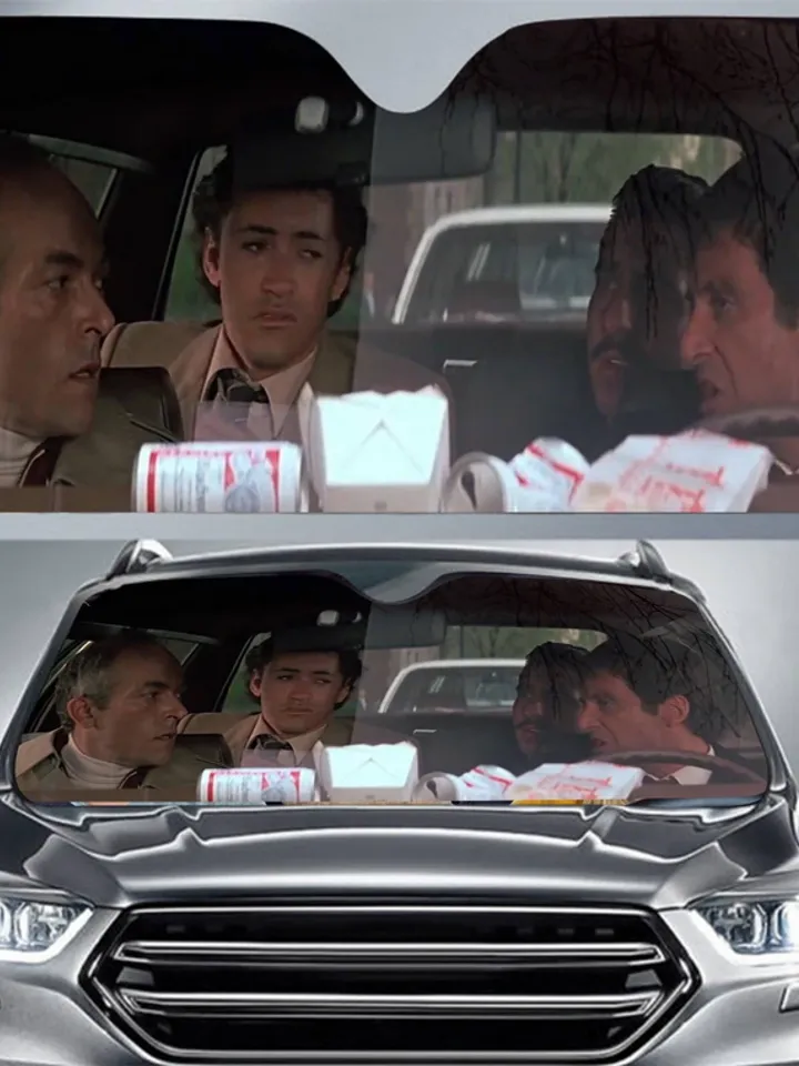 Scarface Movie Car Sun Shade Scarface Tony Montana $48.00 | Buy online ...
