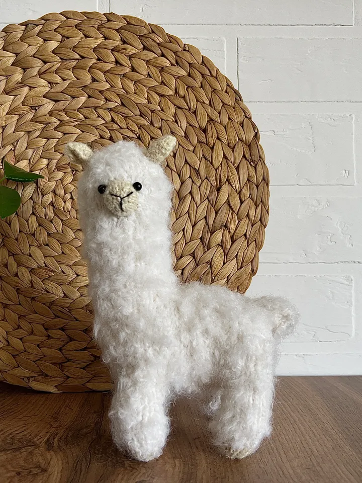 Knitted alpaca | Handmade toy $40.00 | Buy online with delivery