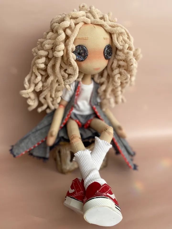 Handmade rag doll $150.00 | Buy online with delivery