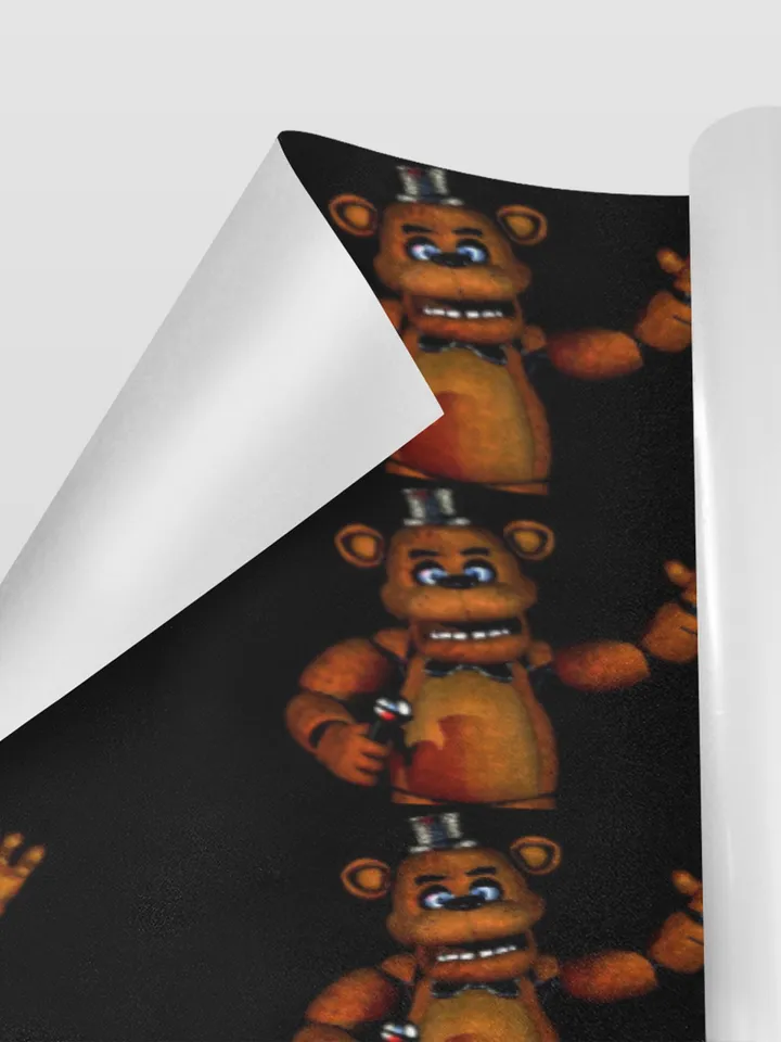 Freddy Fazbear FNAF Gift Wrapping Paper 58"x 23" (1 Roll) $24.97 | Buy ...