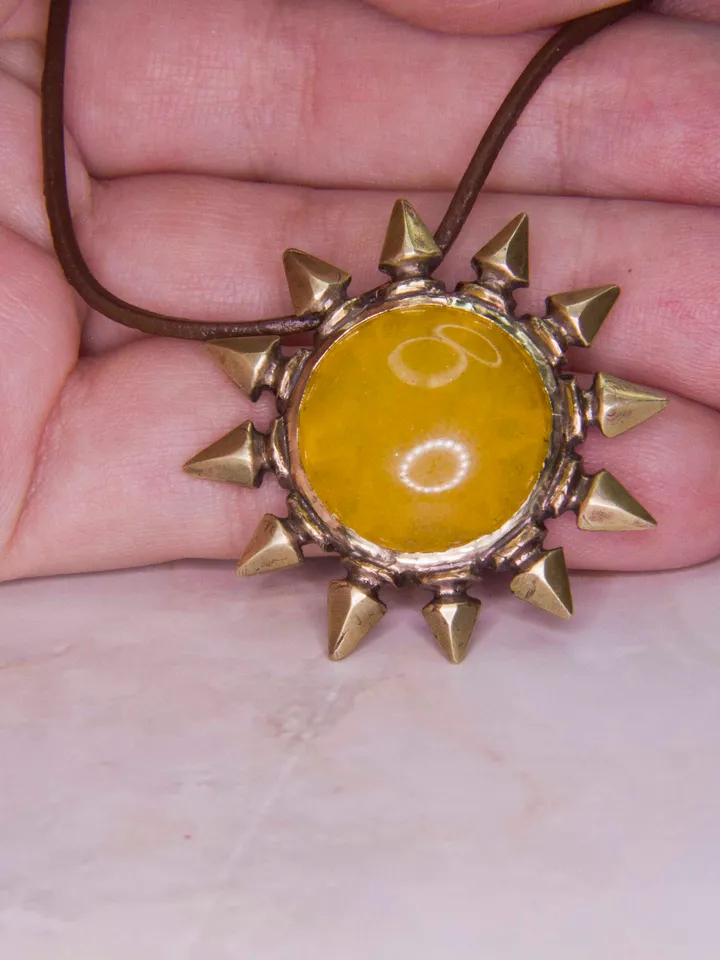 Holy Symbol of Amaunator / Double Sided Human necklace / Geek Gifts ...