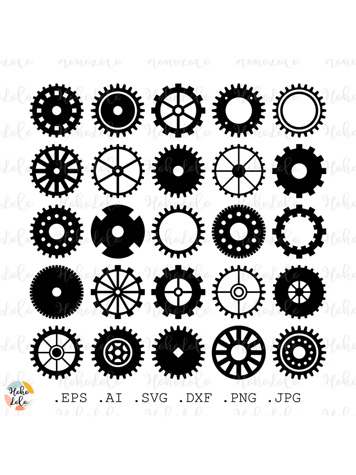 Gear Wheel Svg, Gear Wheel Cricut, Gear Wheel Silhouette, Gear Wheel ...