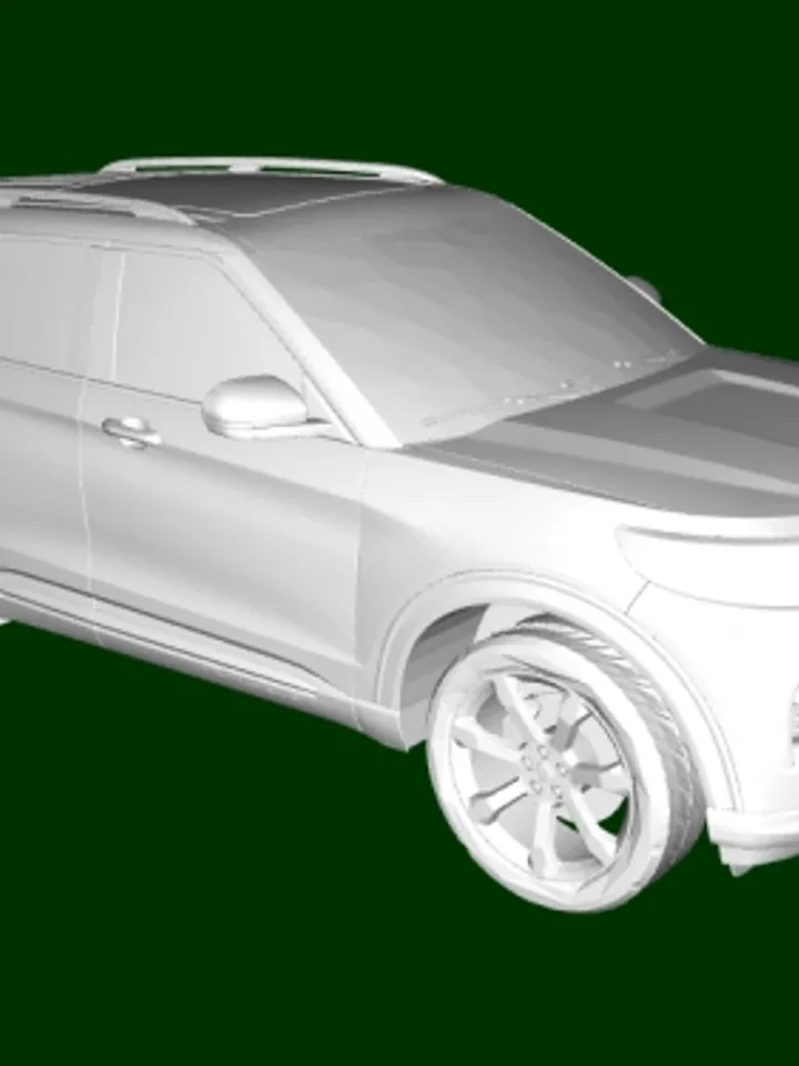 Beauty 1 3d Model Car STL 3D Printing Ford Explorer ST $9.50 | Buy ...
