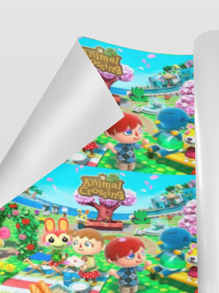 Animal Crossing Gift Wrapping Paper 58"x 23" (1 Roll) $24.97 | Buy ...