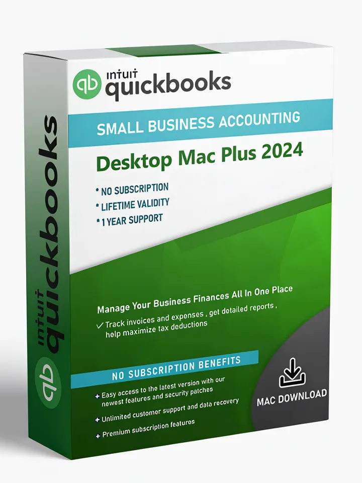 QuickBooks Desktop Mac Plus 2024 Lifetime License $111.99 | Buy online ...