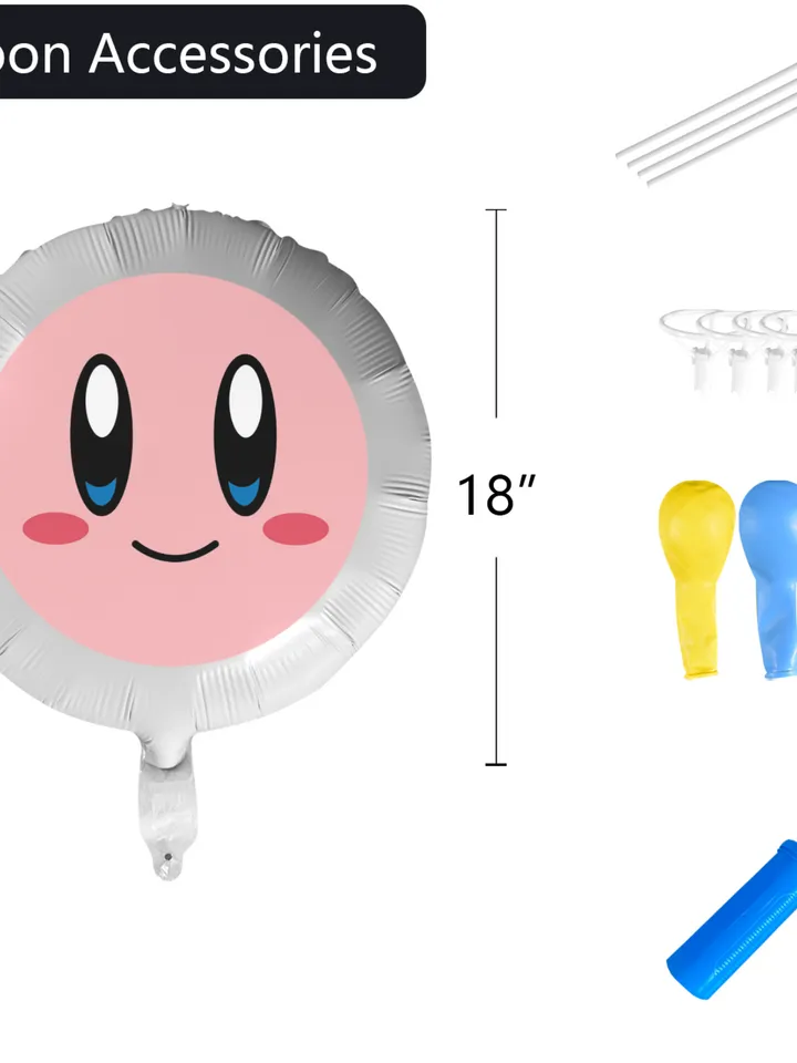 Kirby Foil Balloon $24.00 | Buy online with delivery