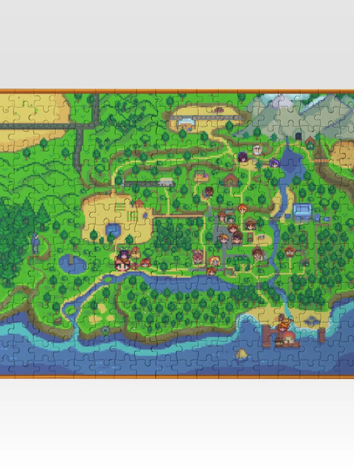 Stardew Valley Map Jigsaw Puzzle Wooden $36.00 | Buy online with delivery