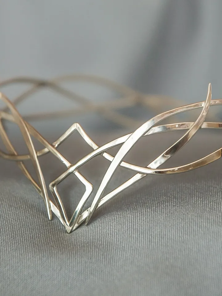 Wedding tiara bridal diadem Elven crown Jewelry fantasy circlet fairy ...