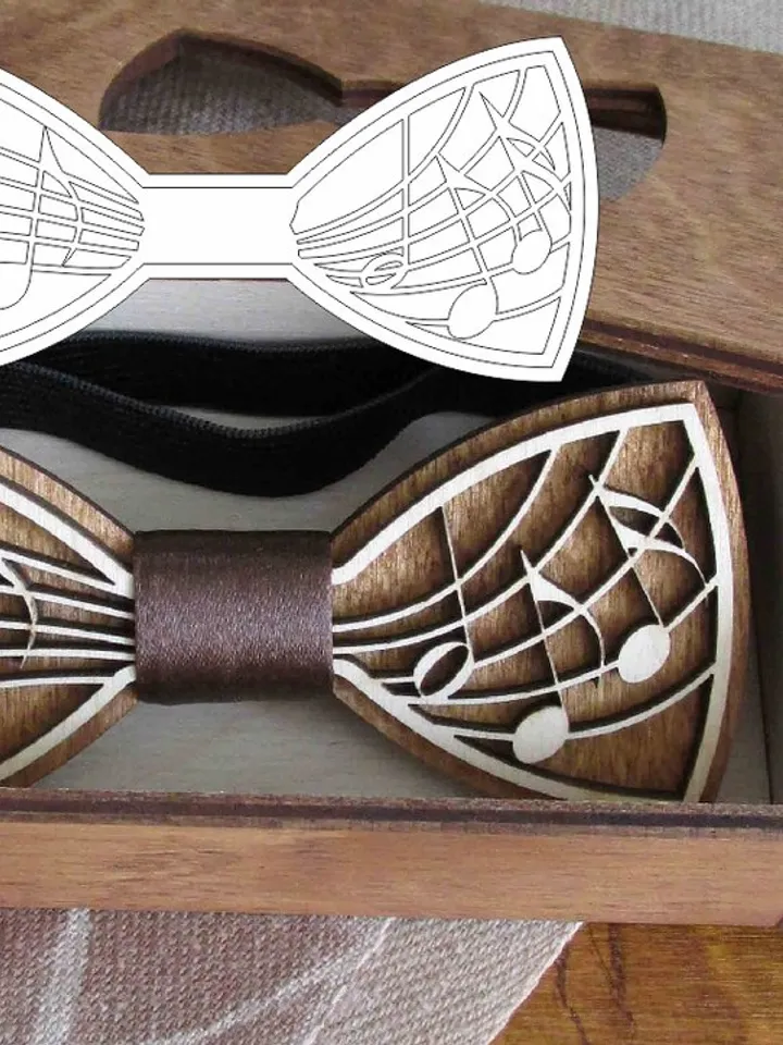 Digital Template Cnc Router Files the Bow Tie Cnc Files for Wood Laser ...