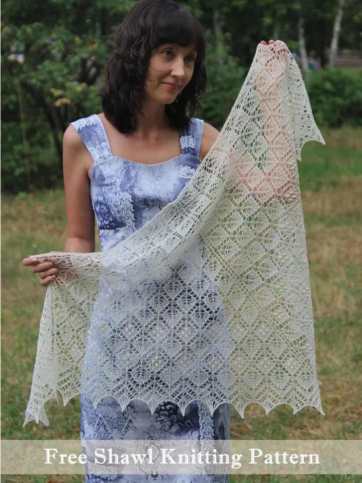 Free Quiet Evening Shawl Knitting Pattern $0.00 | Buy online with delivery