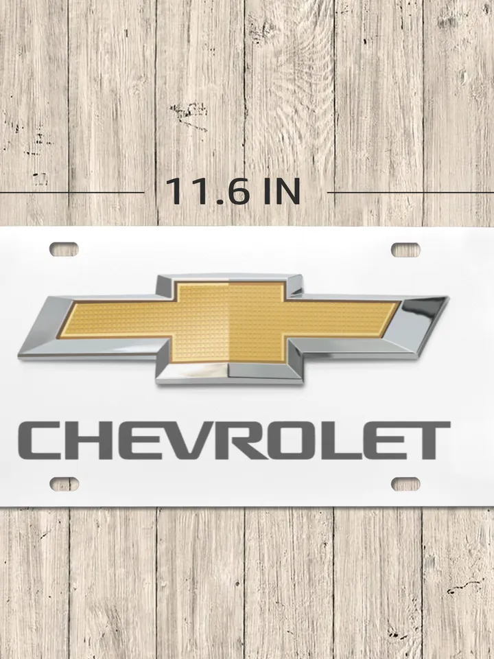 Chevrolet License Plate $36.00 | Buy online with delivery