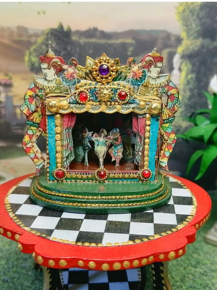 Puppet show. Dollhouse miniature.1:12 scale. $36.00 | Buy online with ...
