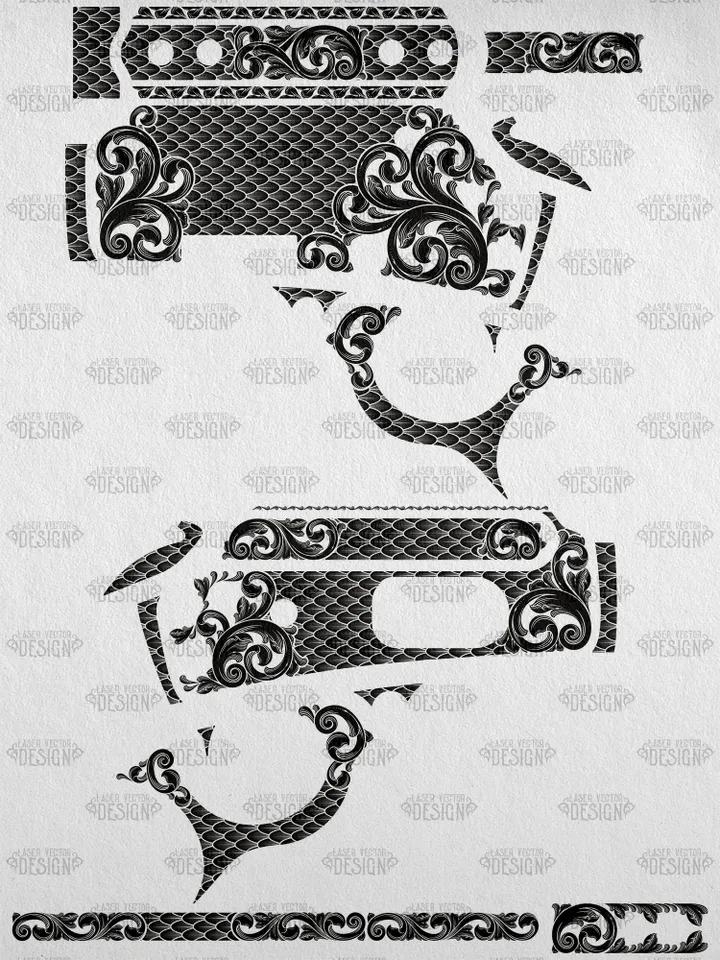 VECTOR DESIGN Marlin 1894 Snake scales and scrolls