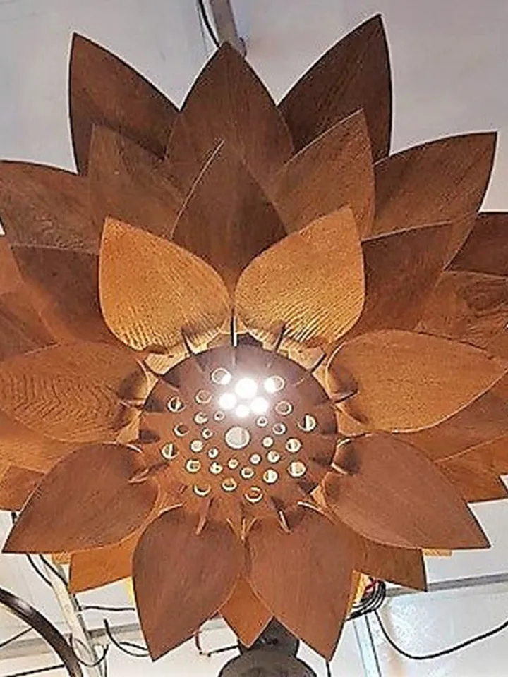 Digital Template Cnc Router Files Cnc Lotus Chandelier Files for Wood ...