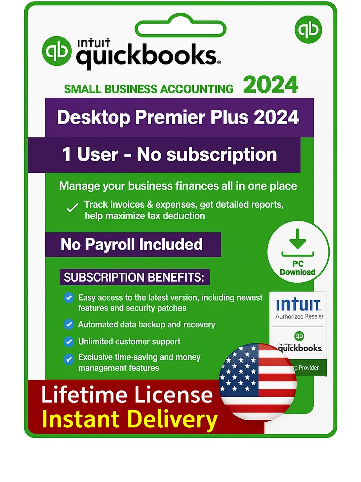 QuickBooks Desktop Premier 2024 Us Lifetime Activation $87.00 | Buy ...