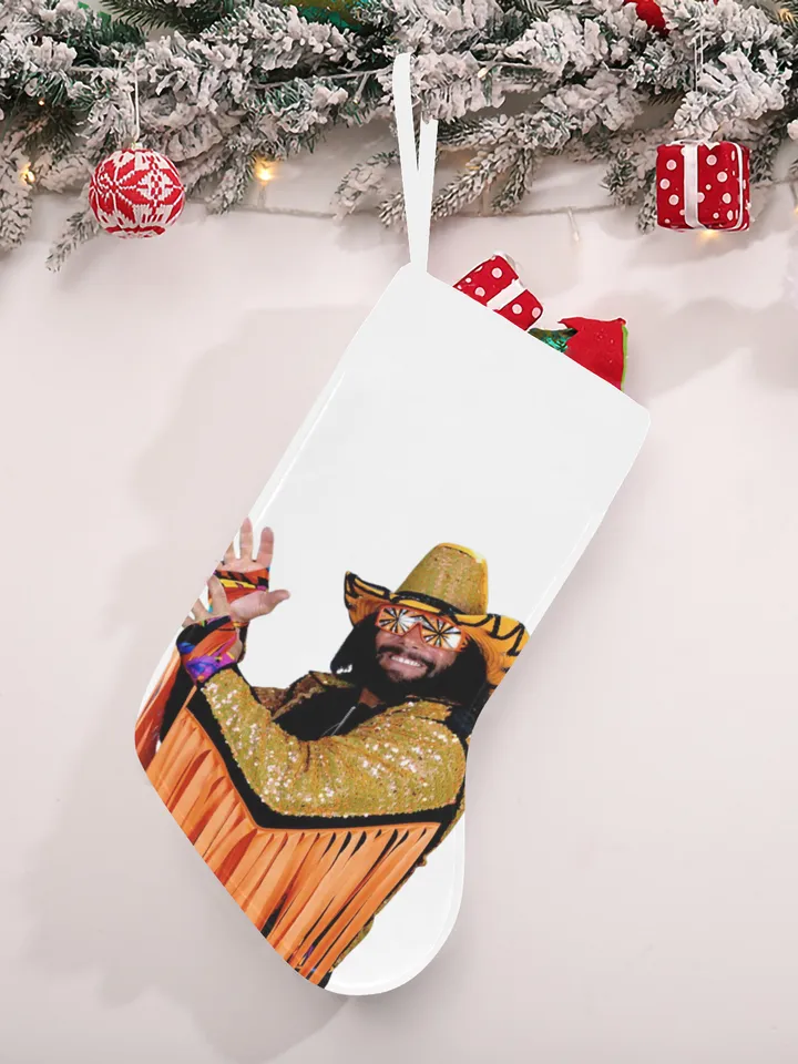 Macho Man Christmas Stocking $30.00 | Buy online with delivery