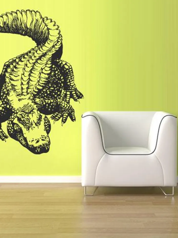 Crocodile Wall decal Alligator Sticker z1518 $23.99 | Buy online with ...