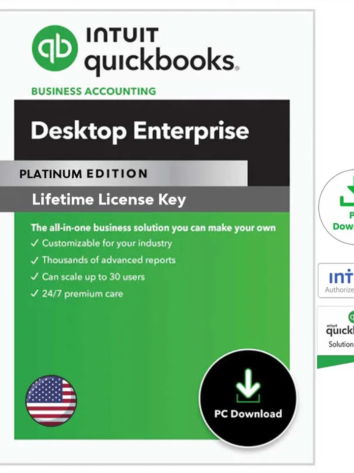 QuickBooks Desktop Enterprise 2024 Lifetime License $87.00 | Buy online ...