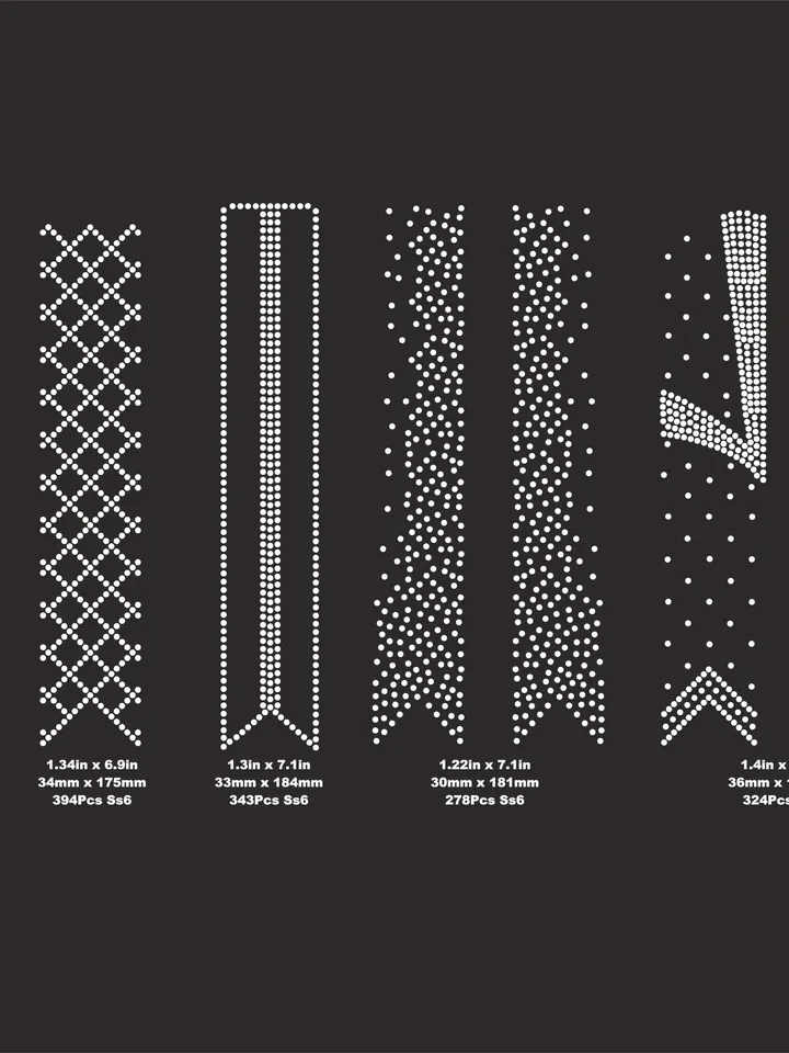 Cheer Bow Rhinestone Template 1,5 inc ss6 SVG Cricut Silhouette Digital ...