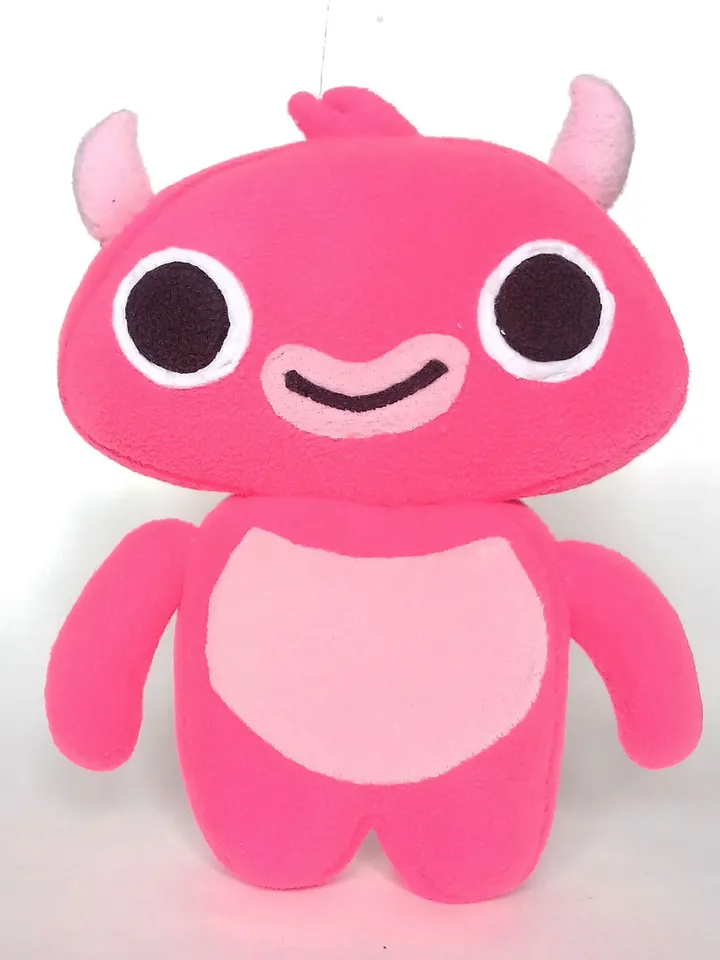 Pink Monster plush toy "Endless alphabet" $55.00 | Buy online with delivery