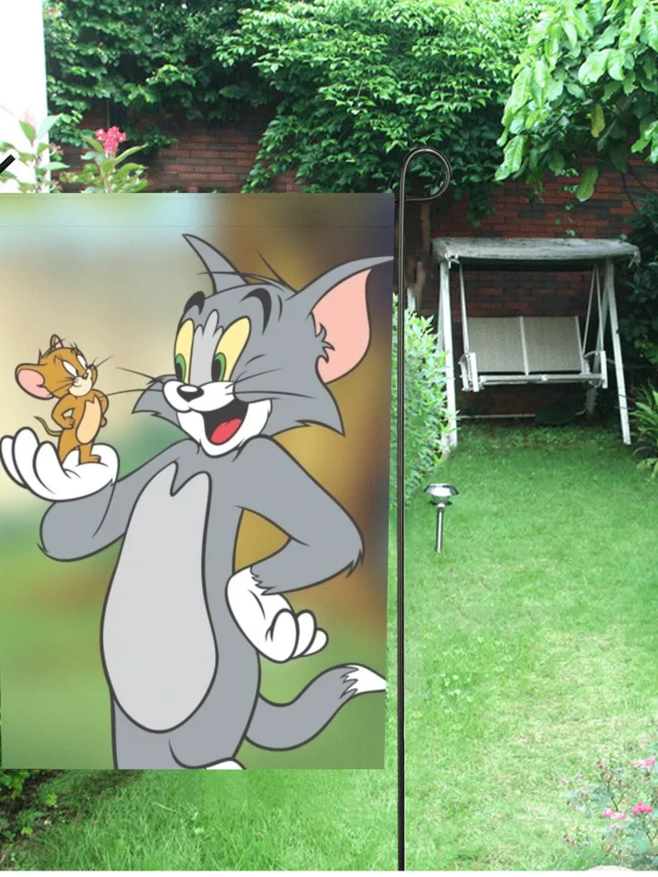 Tom And Jerry Garden Flag (Two Sides Printing, without Flagpole) $24.97 ...