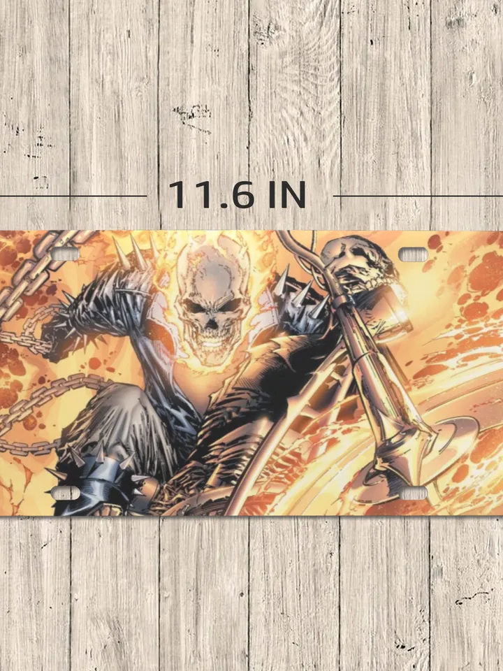 Ghost Rider License Plate $36.00 | Buy online with delivery