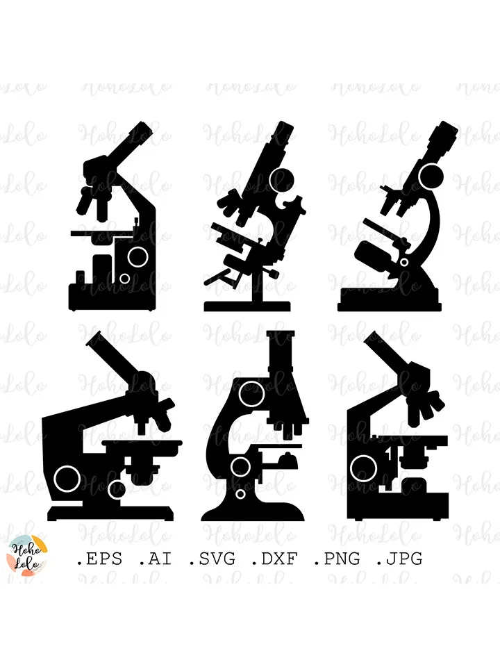 Microscope Svg, Microscope Silhouette, Microscope Cricut, Microscope ...