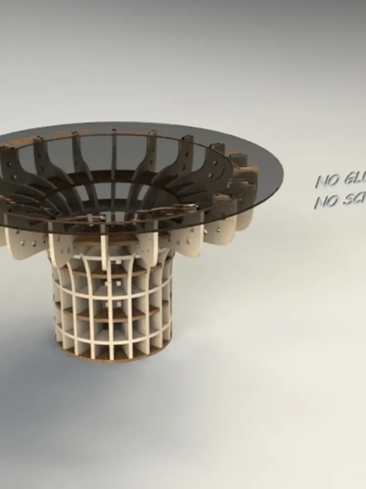 Digital Template Cnc Router Files Parametric Table Cnc for Wood Laser ...