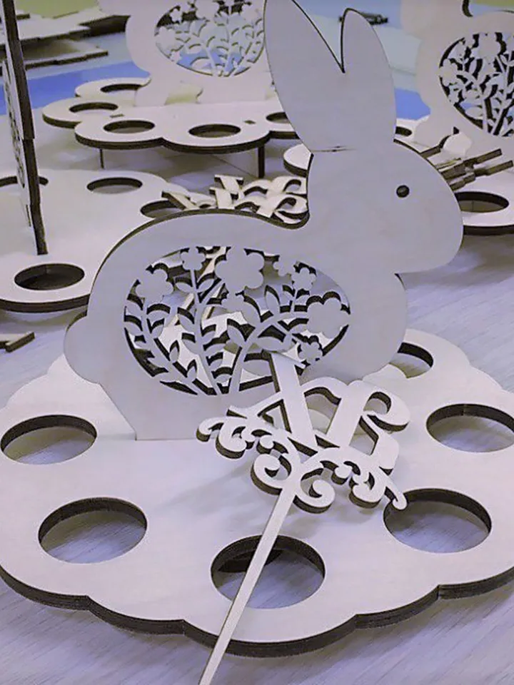 Digital Template Cnc Router Files Cnc Easter Bunny Files for Wood Laser ...