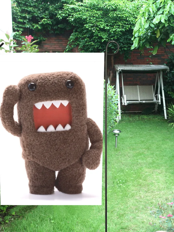 Domo Kun Garden Flag