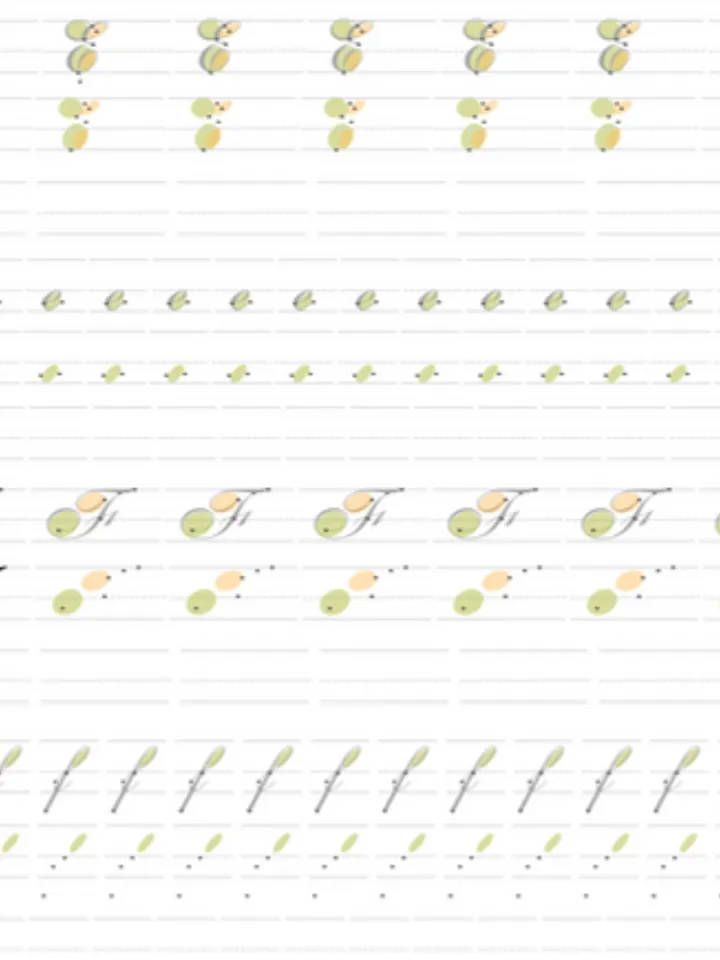 Modern Copperplate Script Worksheet Printable, Calligraphy Practice ...