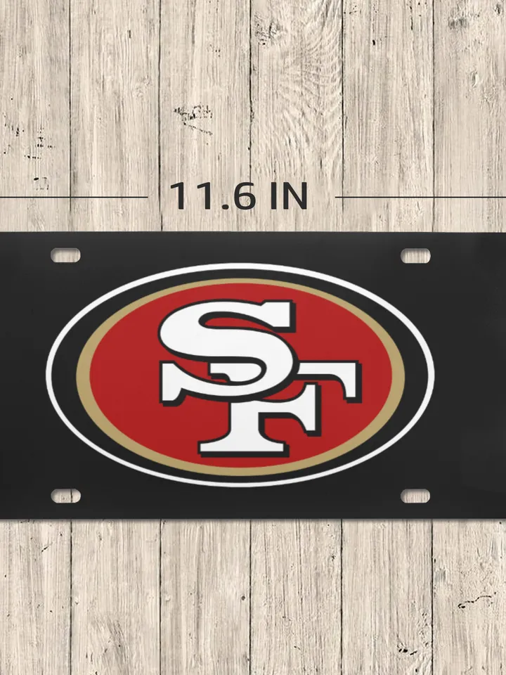San Francisco 49ers License Plate $24.97 | Buy online with delivery