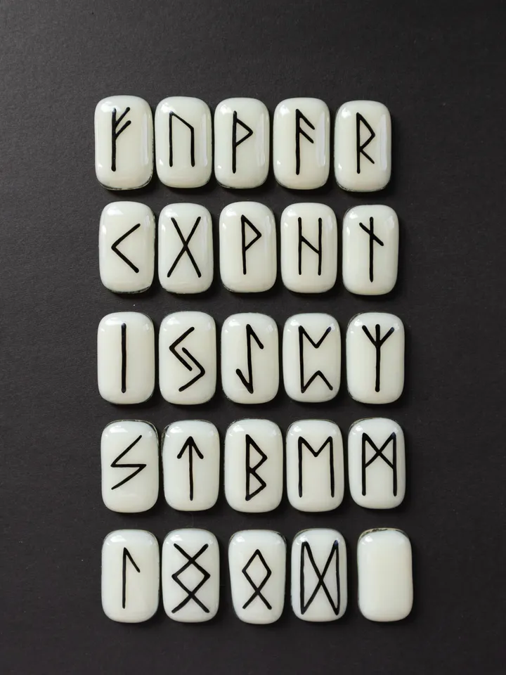 Runes set, Runes Stones, Divination Tools, Witchcraft Supplies and ...