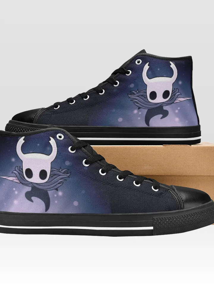 Hollow Knight Shoes, High-Top Sneakers, Handmade Footwear $59.97 | Buy ...
