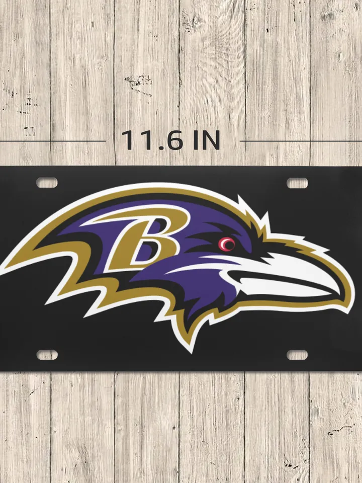 Baltimore Ravens License Plate $24.97 | Buy online with delivery