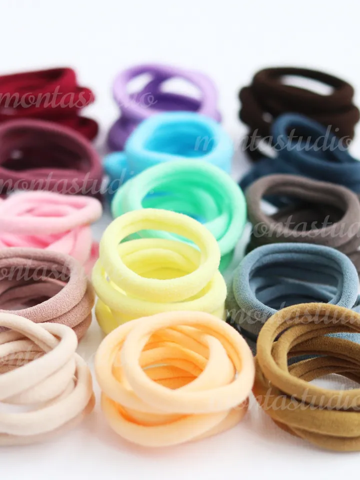 Nylon bobbles,Girl Hair Bands, Toddler Hair Elastic, Soft Hair Bobbles ...