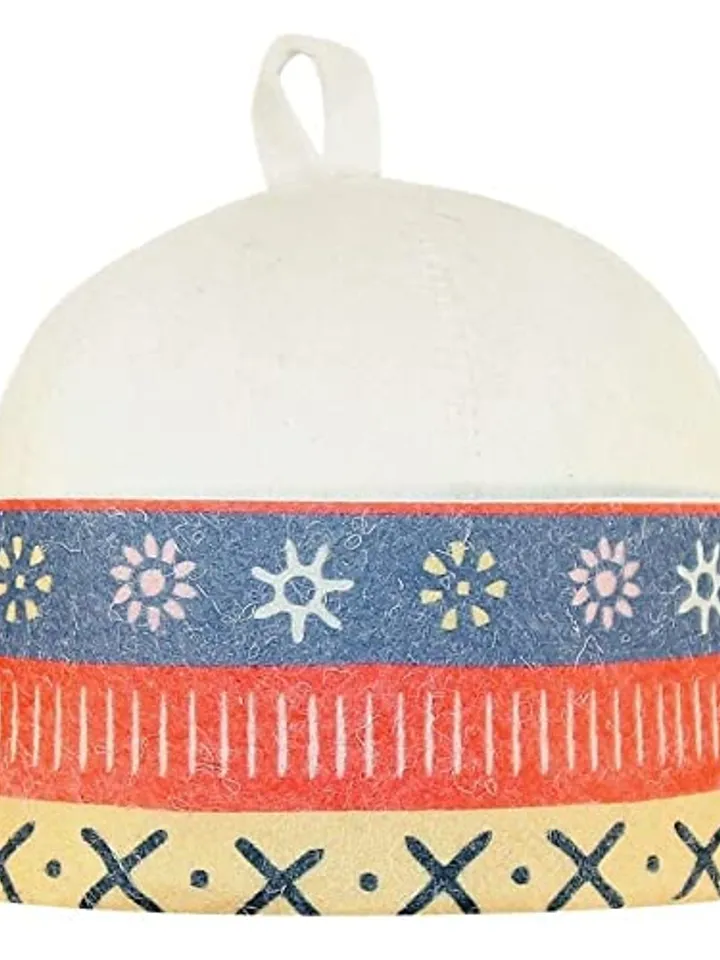 sauna hat, Scandinavian style cap for men or woman, Natural merino wool ...