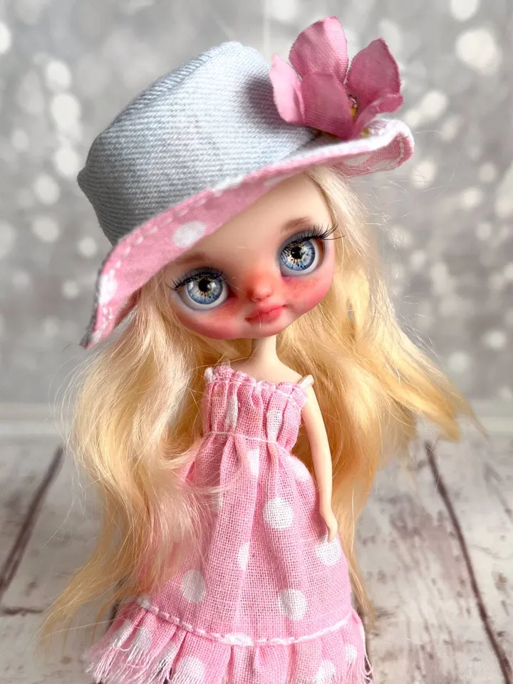Reserve .Petite Blythe handmade miniature doll