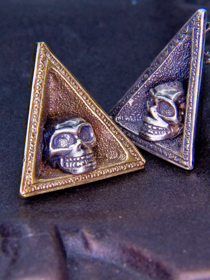 Unholy symbol of Myrkul pendant / Lord of Bones / The Lord of the Dead ...