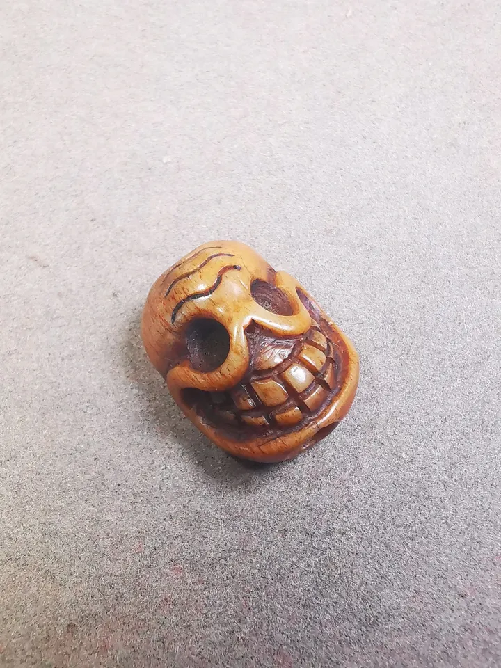Gandhanra Handmade Tibetan Pendant Bead,Bone Carved Spacer Bead for ...