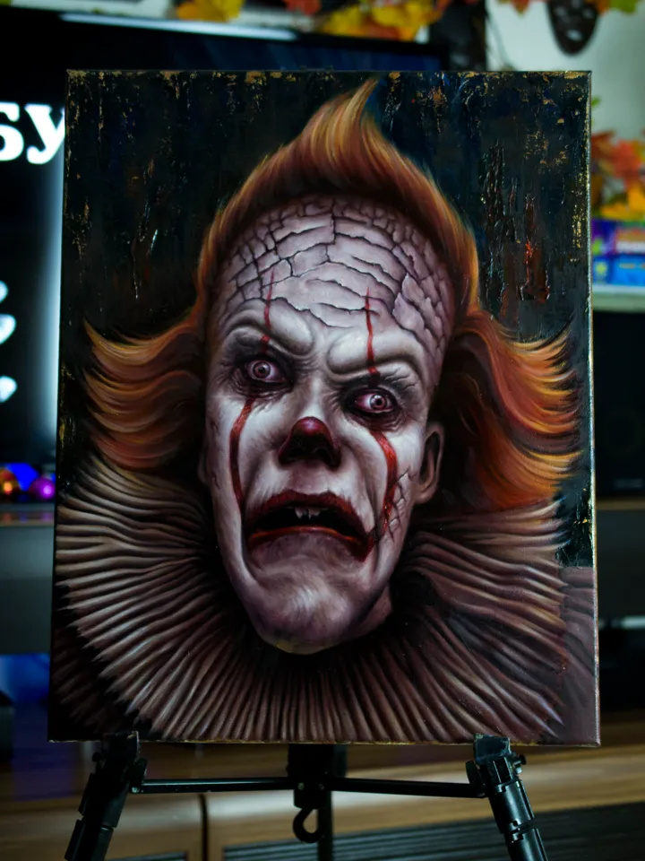Oil painting Pennywise the Dancing Clown It $560.00 | Buy online with ...