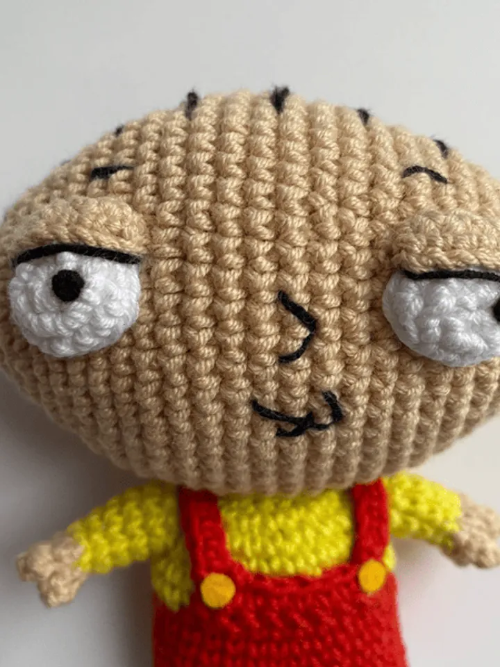 Brian and Stewie Family Guy PDF crochet pattern amigurumi
