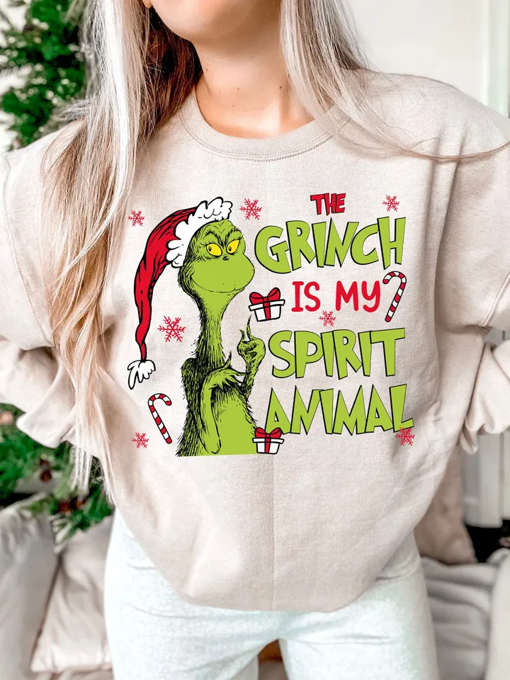The Grich is My Spirit Animal PNG, Christmas png, GrichPng, Retro ...