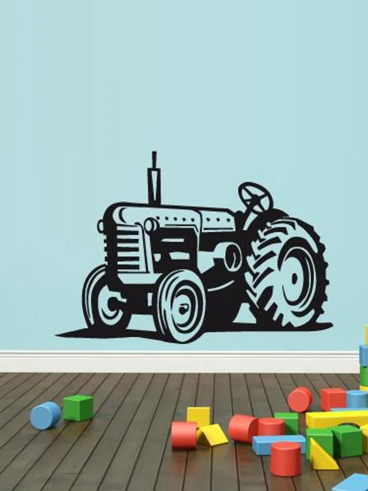 Farm Tractor Wall decal Sticker z2650 $23.99 | Buy online with delivery