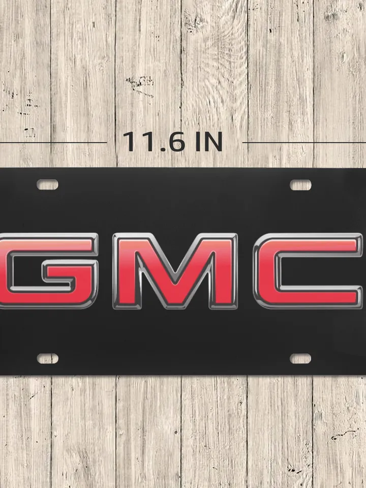 GMC License Plate