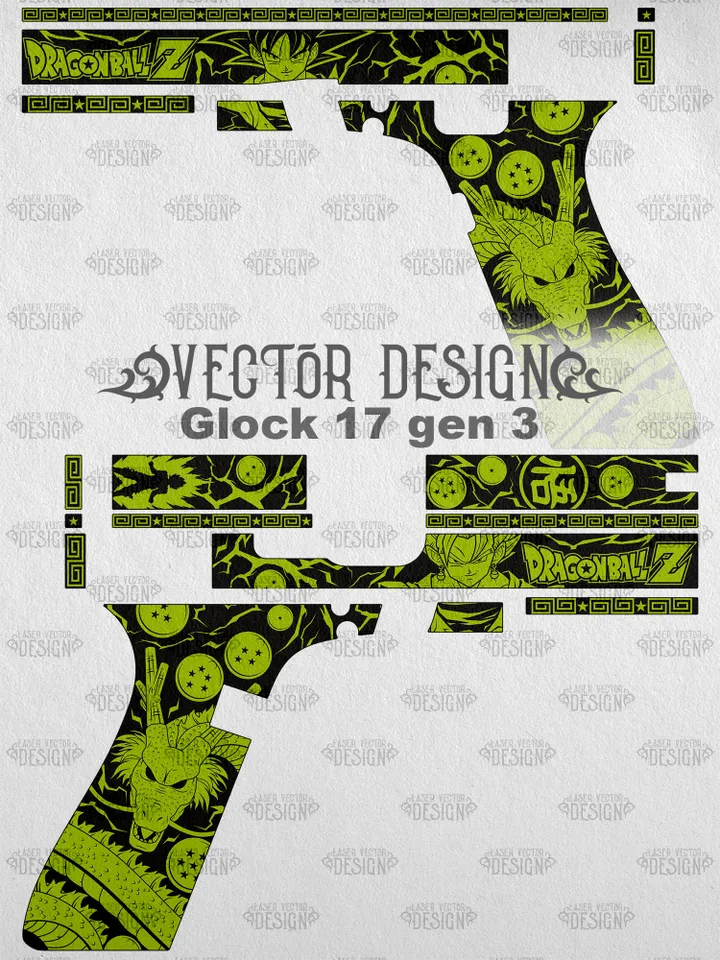 VECTOR DESIGN Glock 17 gen 3 Dragon Ball Z $130.00 | Buy online with ...